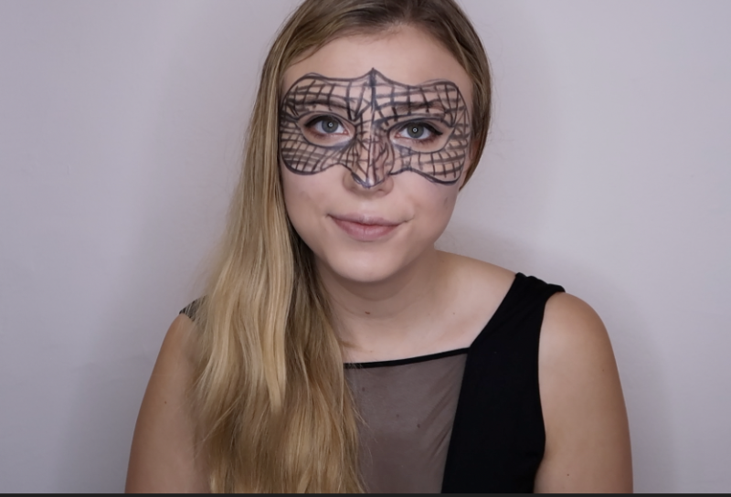 Masquerade Mask Halloween Makeup Tutorial • Sophisticaition