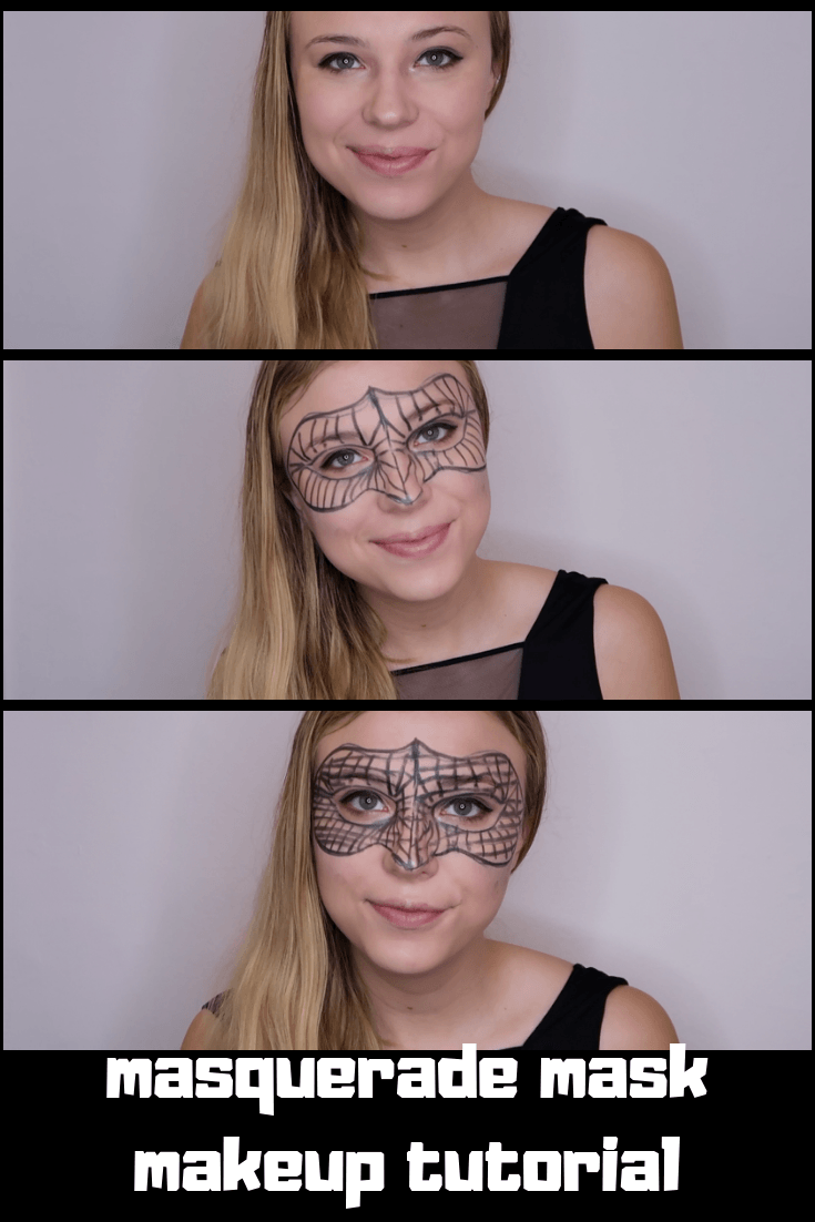 Masquerade Mask Halloween Makeup Tutorial • Sophisticaition