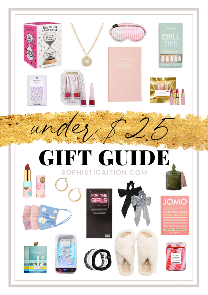 Under $25 Gift Guide • Sophisticaition